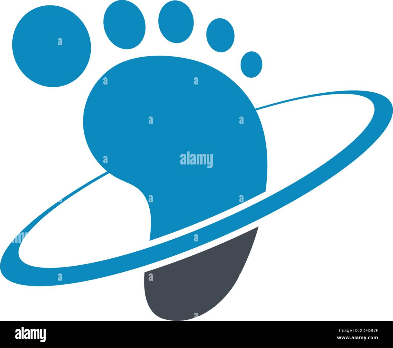 Footsteps logo icon design Stock Vector Image & Art - Alamy