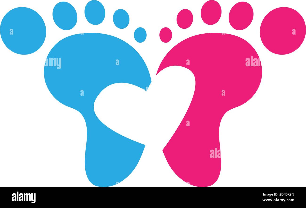 Footsteps logo icon design Stock Vector Image & Art - Alamy