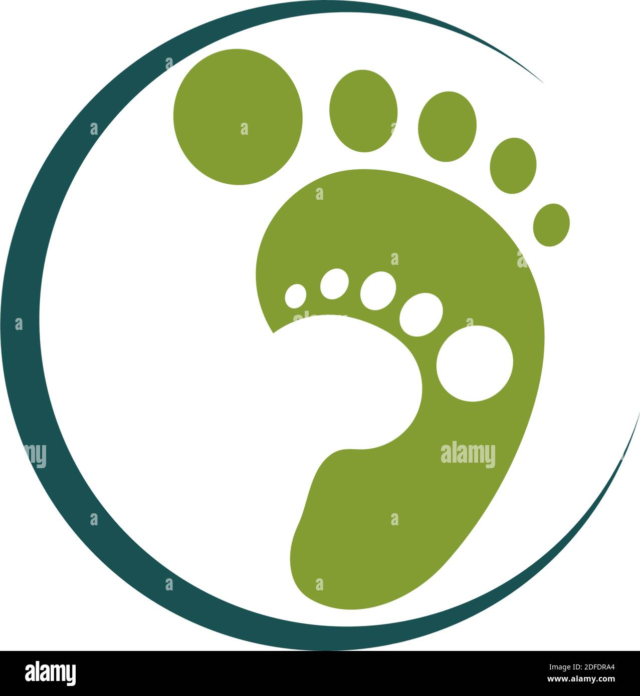 Footsteps logo icon design Stock Vector Image & Art - Alamy