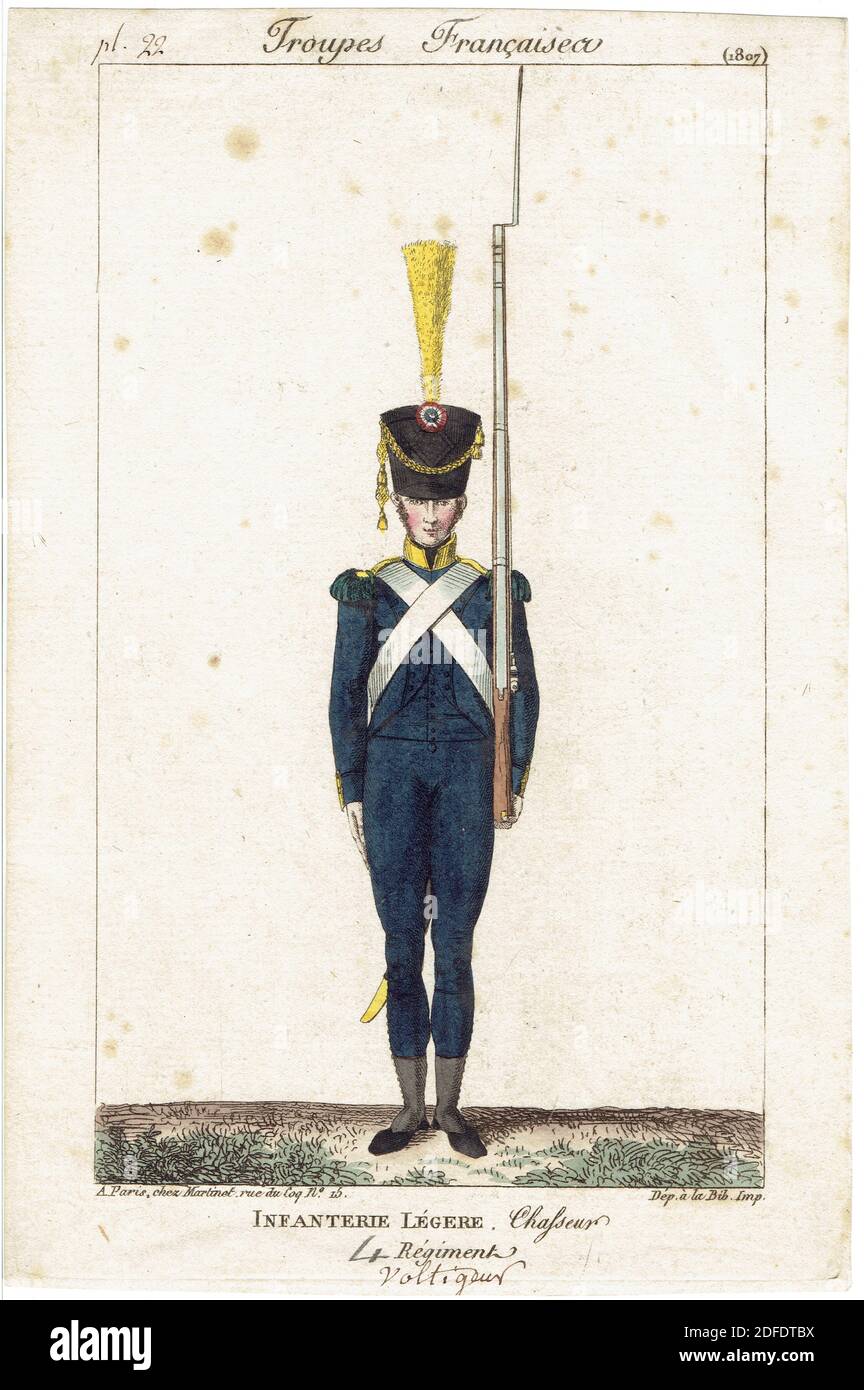 French voltigeur hi-res stock photography and images - Alamy