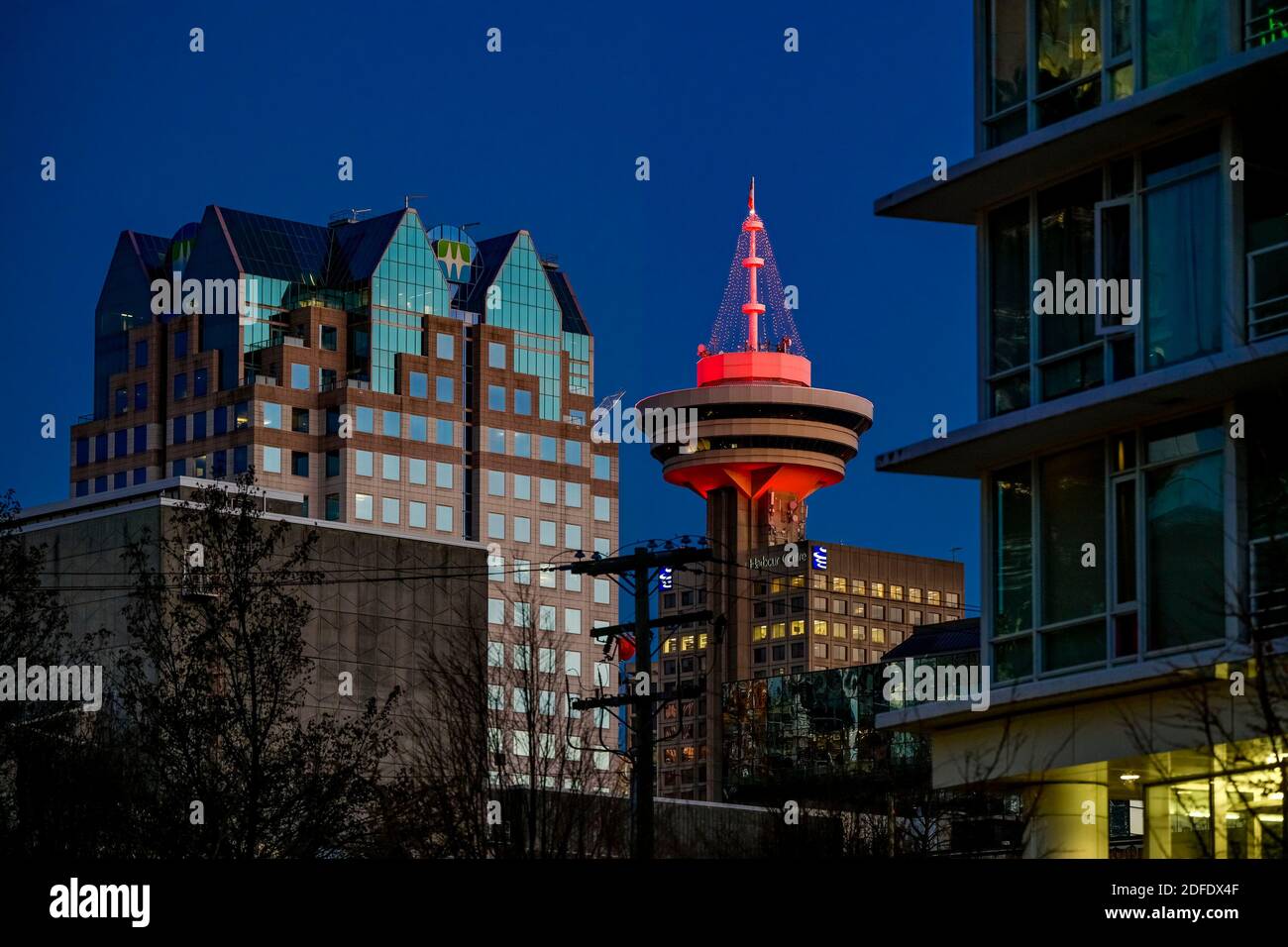 BC Hydro building, Harbour Centre Tower, Vancouver, British Columbia ...