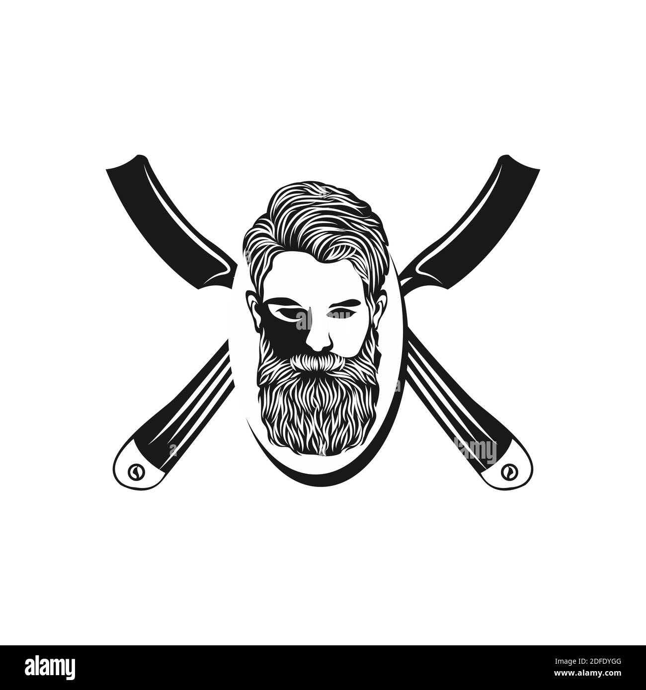 Barbershop service professional barber Black and White Stock Photos ...