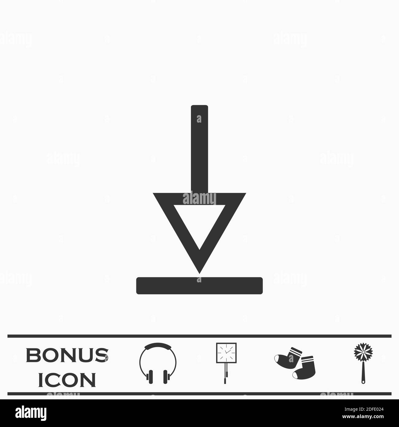 Downward trend arrow Stock Vector Images - Alamy