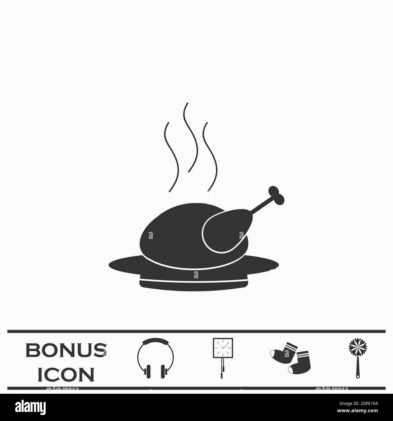 Chicken icon Black and White Stock Photos & Images - Alamy