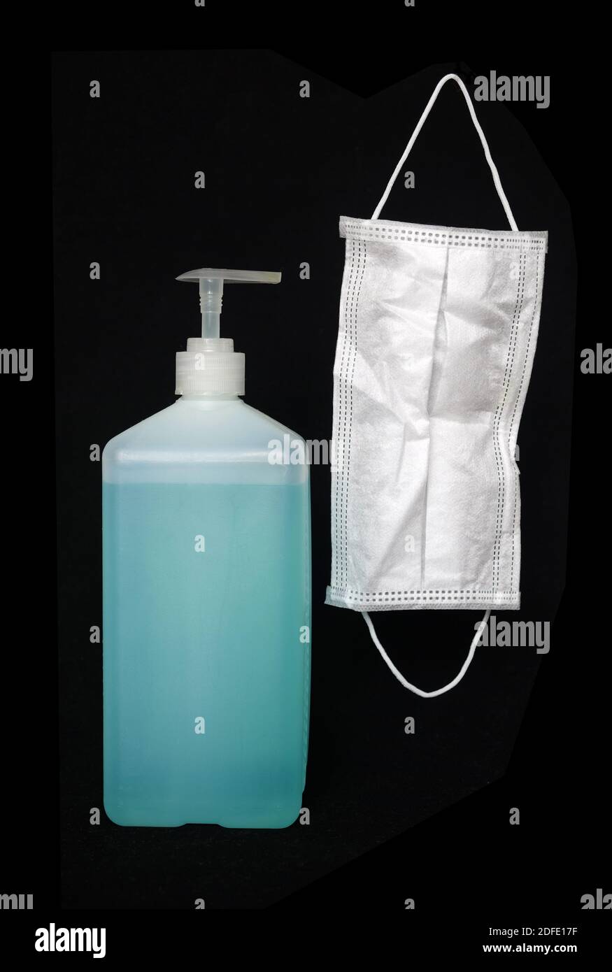 Liquid antiseptic for hands and face disinfection in high plastic ...