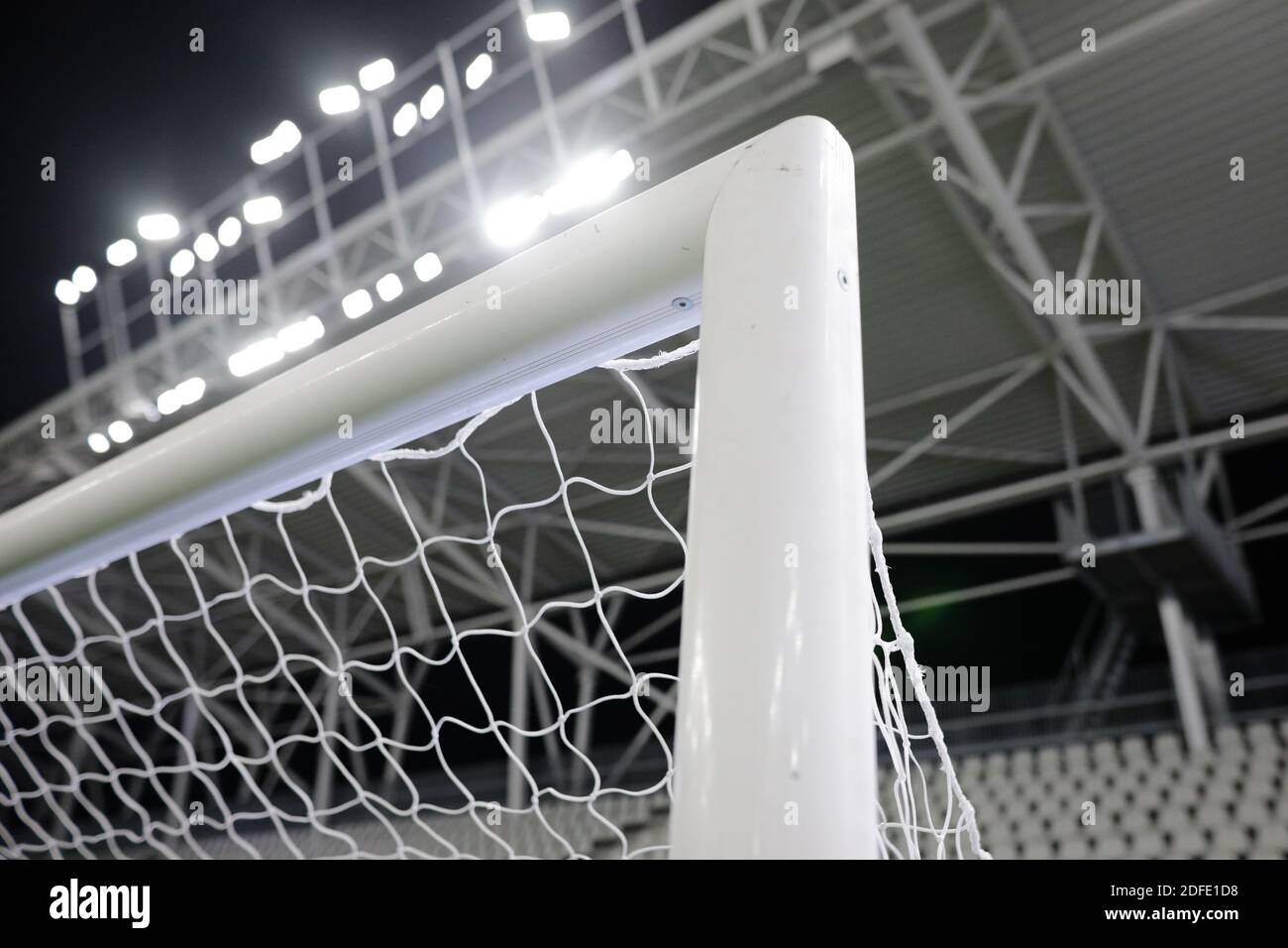 Shallow depth of field (selective focus) image with the top corner of a ...