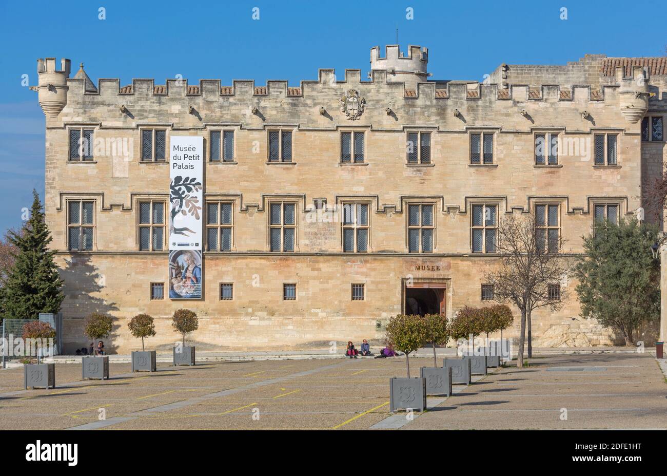 Avignon, France - January 30, 2016: Small Palace Museum and Art Gallery ...