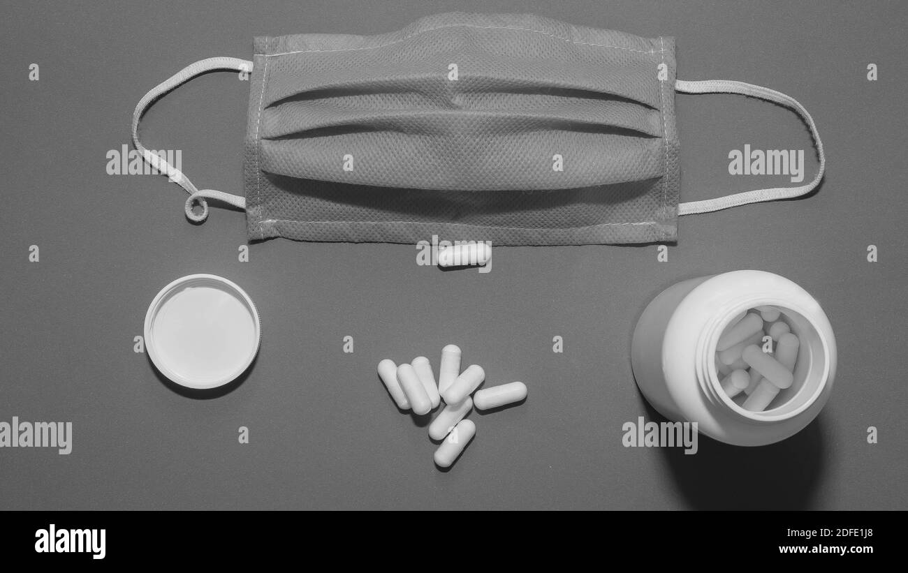 Top view medical plastic Black and White Stock Photos & Images - Alamy