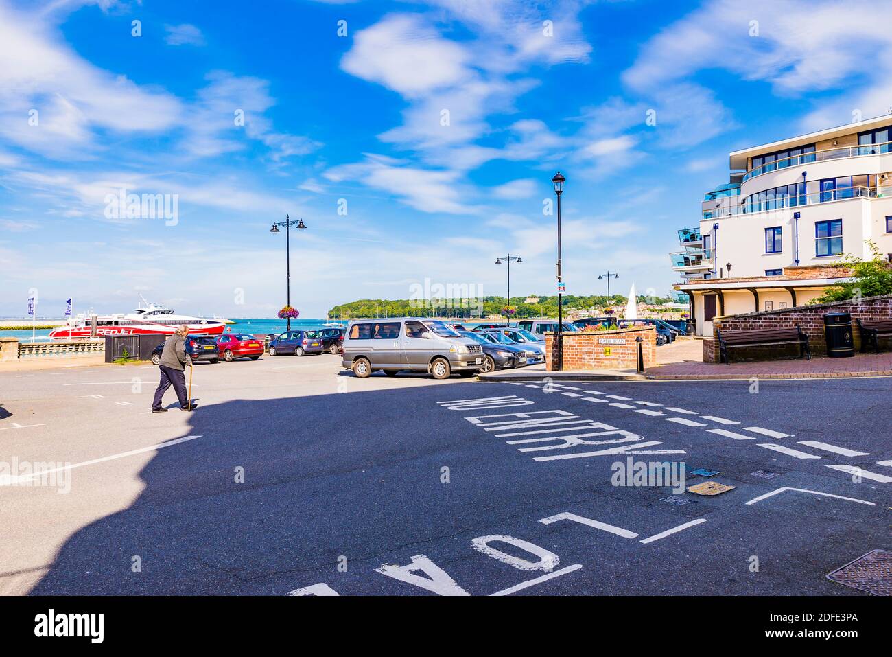 Bath Rd. Cowes, Isle of Wight, England, United Kingdom, Europe Stock ...