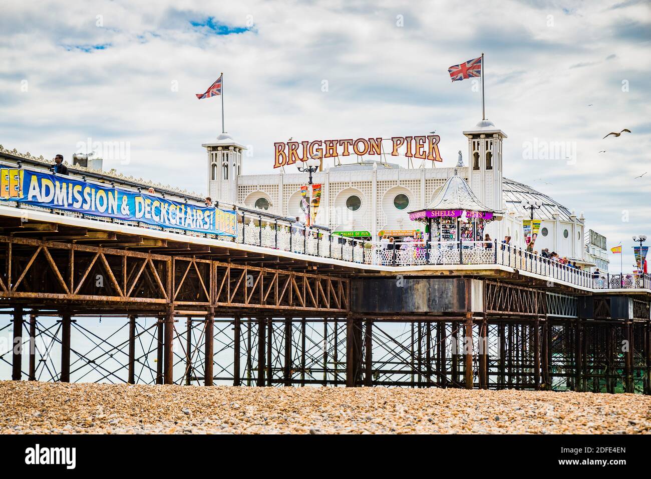 Brighton Pier. Brighton, East Sussex, England, United Kingdom, Europe ...