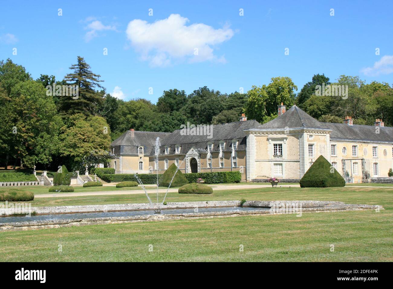 castle (la lorie) in la chapelle-sur-oudon in france Stock Photo - Alamy