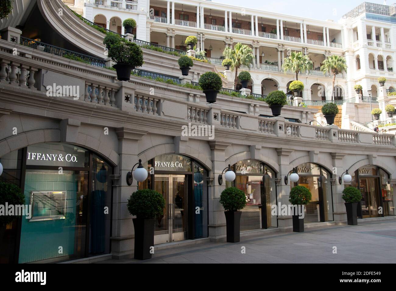 Tiffany Store, Peninsula Hotel, Kowloon, Hong Kong, China Stock Photo ...