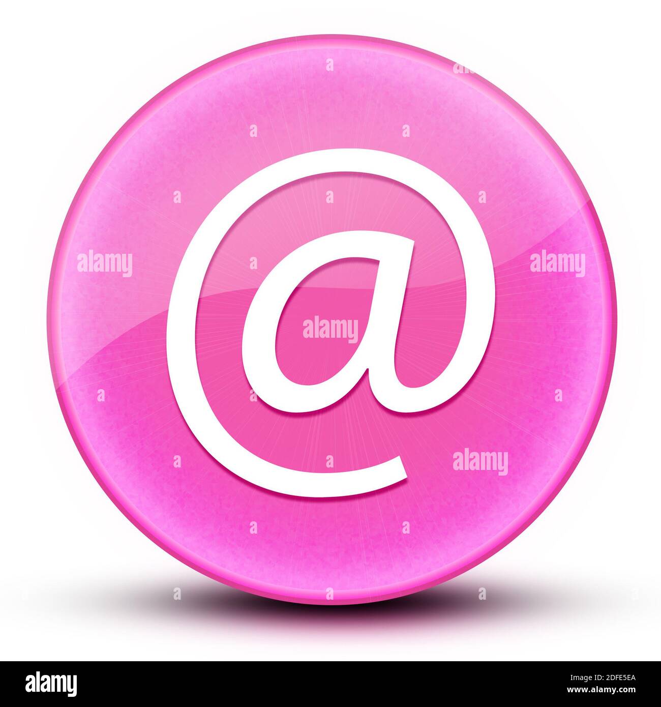 Email address eyeball glossy elegant pink round button abstract ...