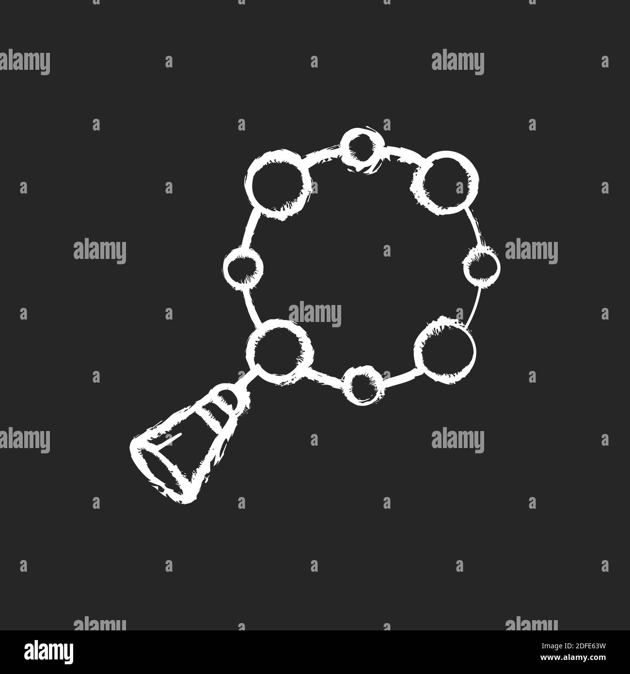 Beads icon white background Black and White Stock Photos & Images - Alamy