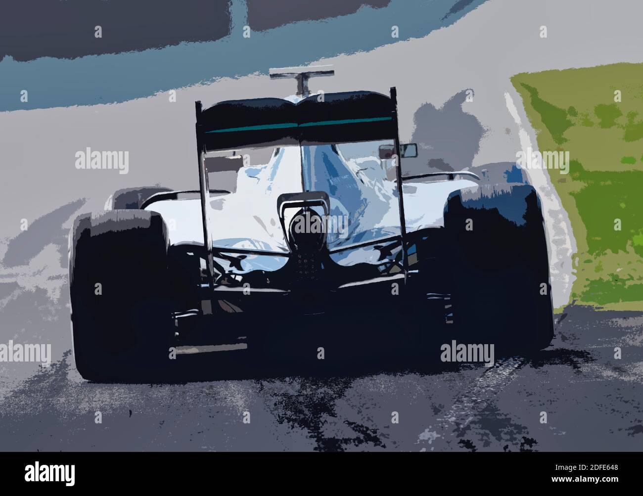 Formula One car racing Stock Photo - Alamy
