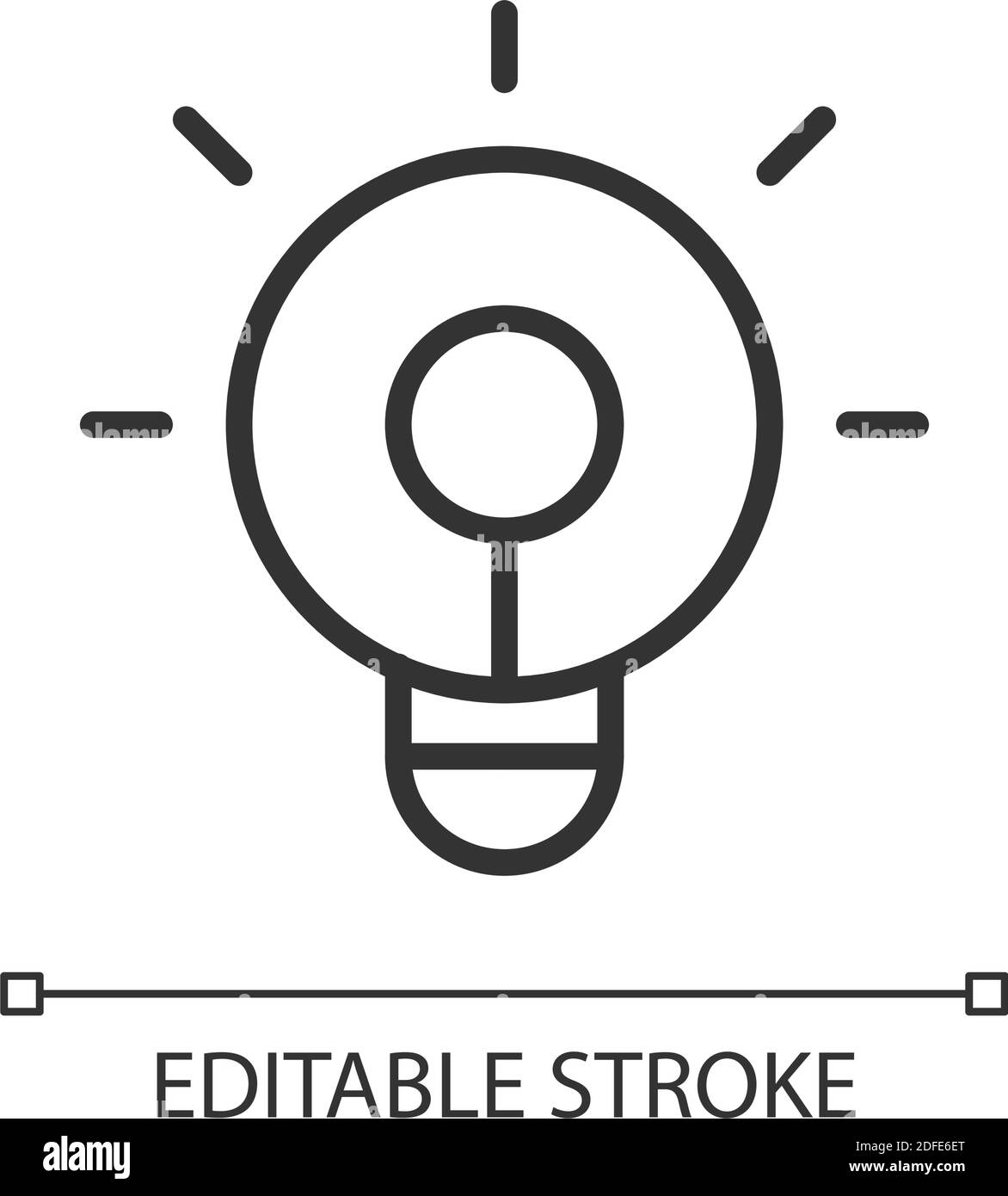 Bright pixel perfect linear icon Stock Vector Image & Art - Alamy