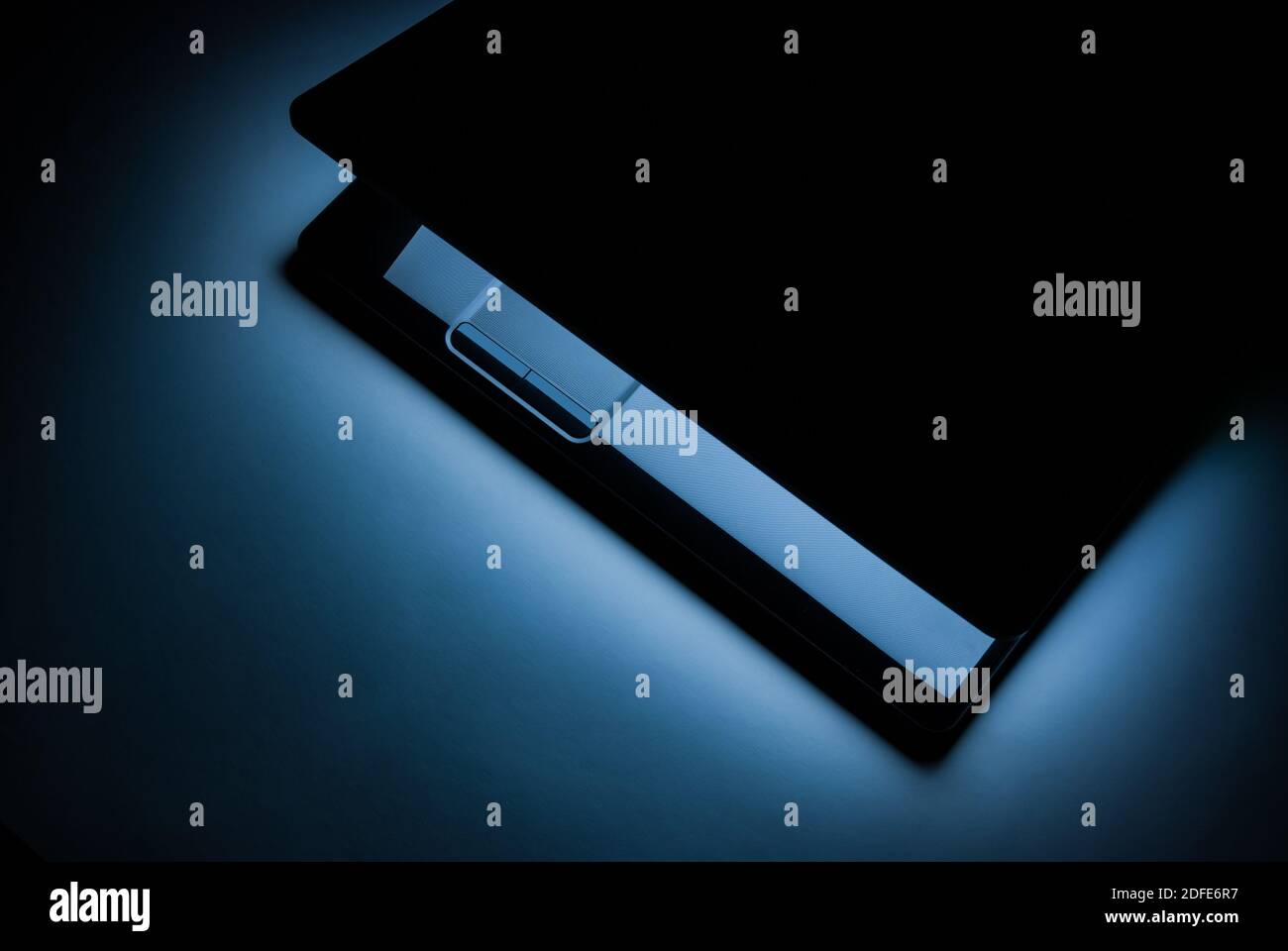 Computer display in darkness hi-res stock photography and images - Alamy