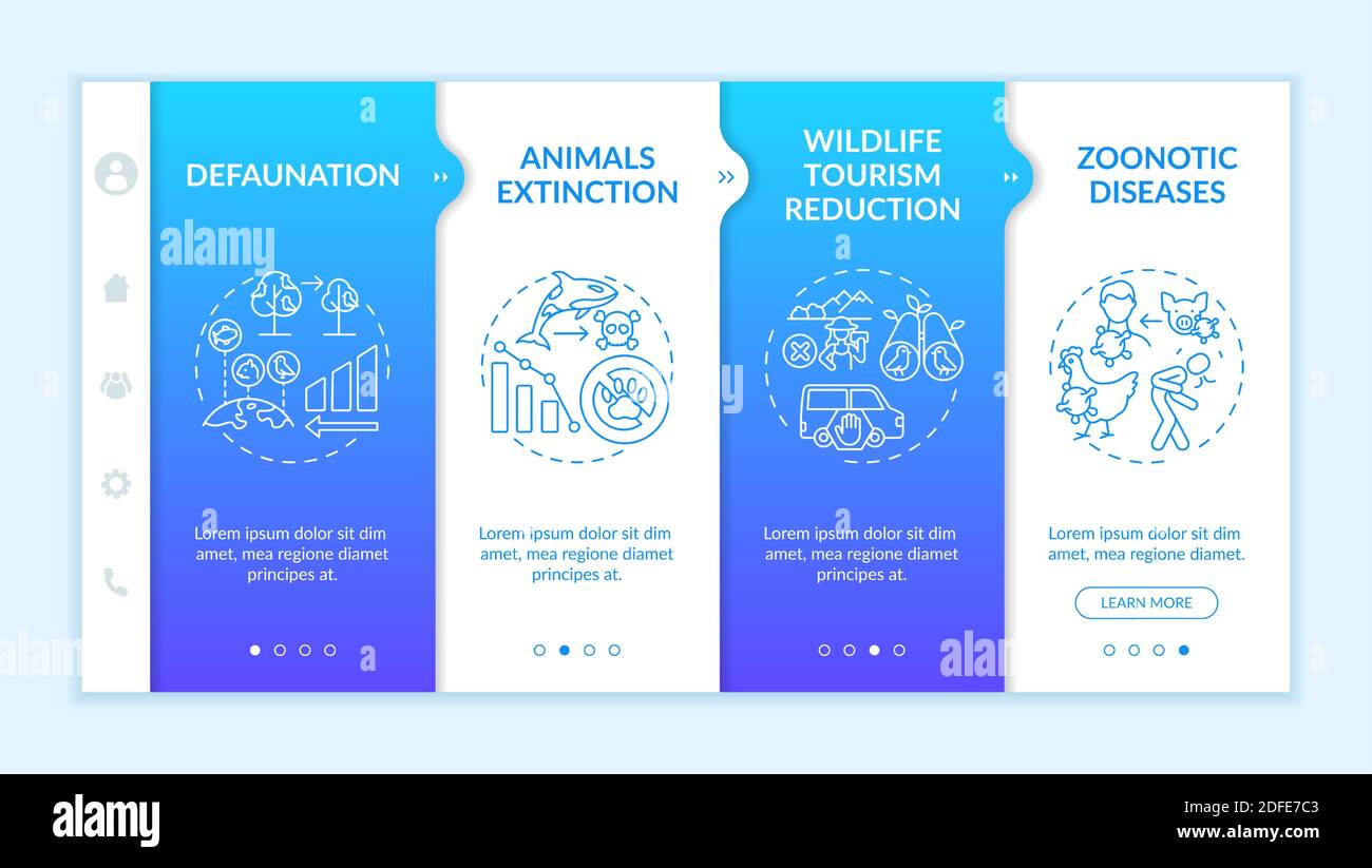 Environmental damage onboarding vector template Stock Vector Image ...