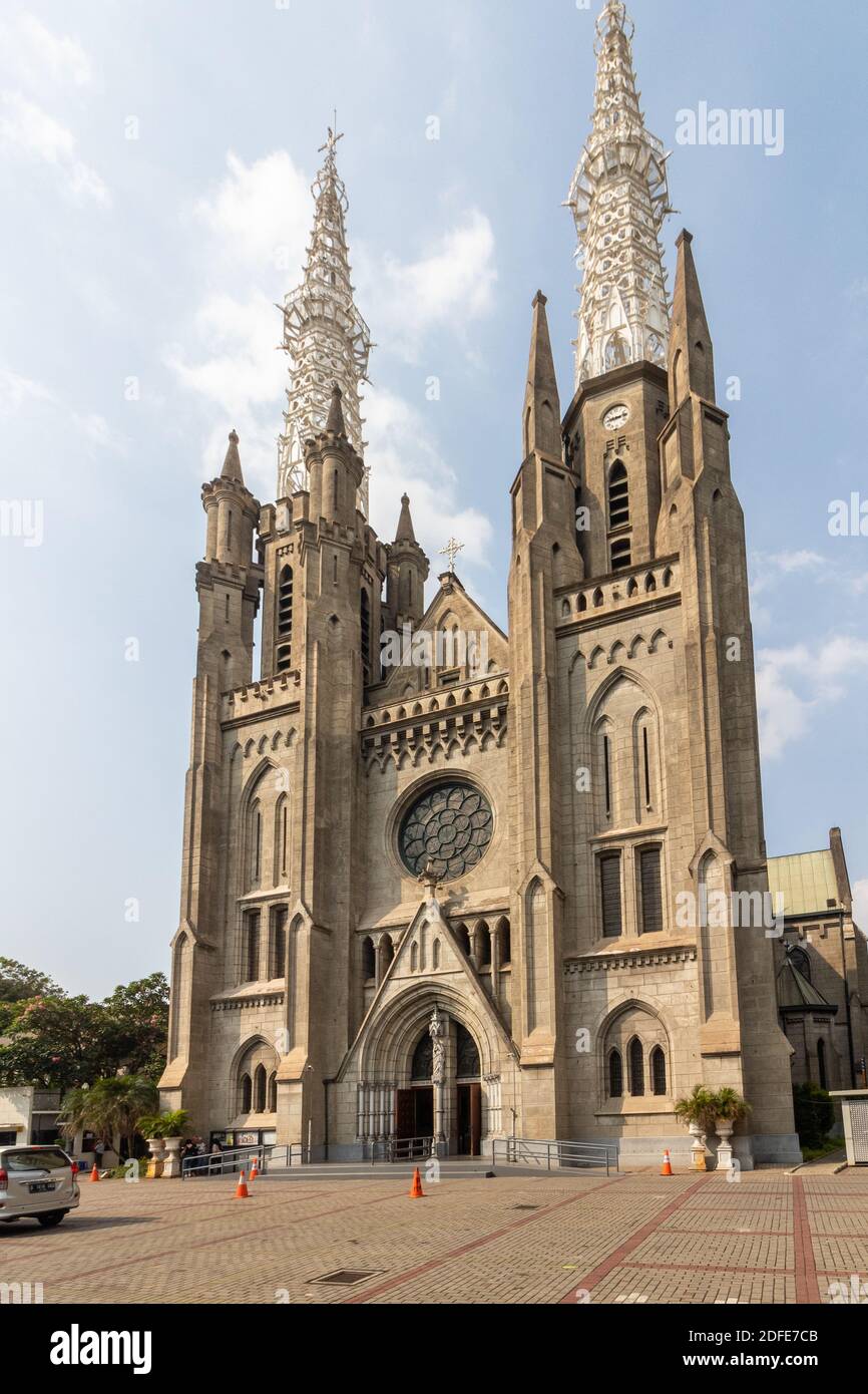 Exterior of the Jakarta Cathedral in Indonesia Stock Photo - Alamy
