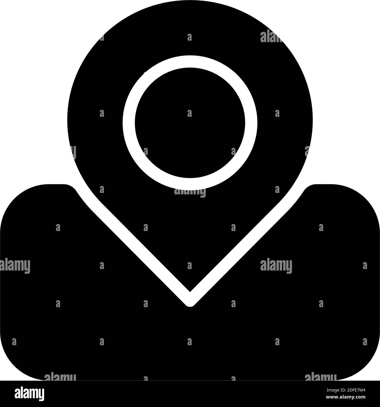 Maps app black glyph icon Stock Vector Image & Art - Alamy
