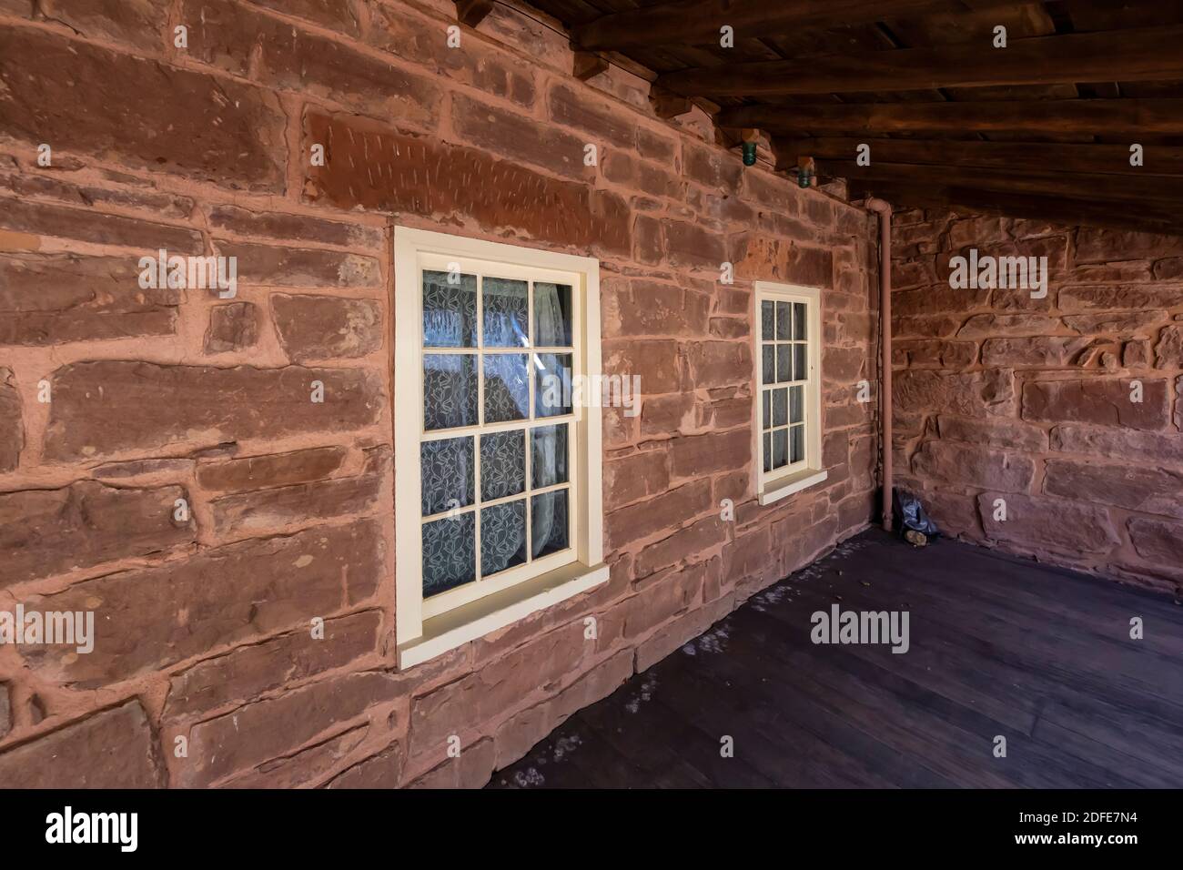 Winsor Castle in Pipe Spring National Monument, Arizona, USA Stock ...
