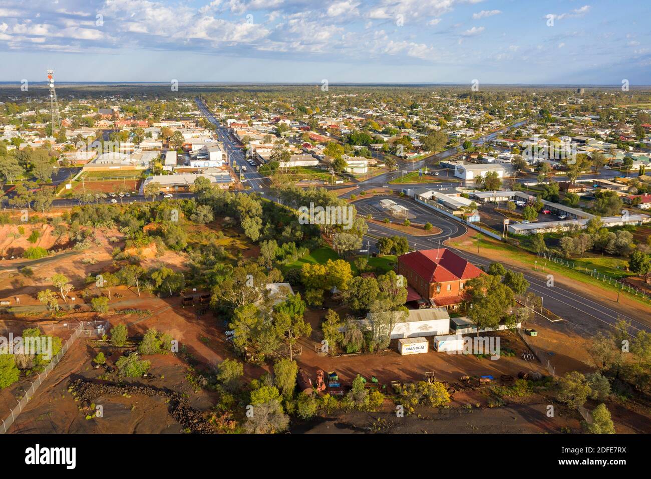 The town of Cobar in the far west of New South Wales, Australia Stock ...
