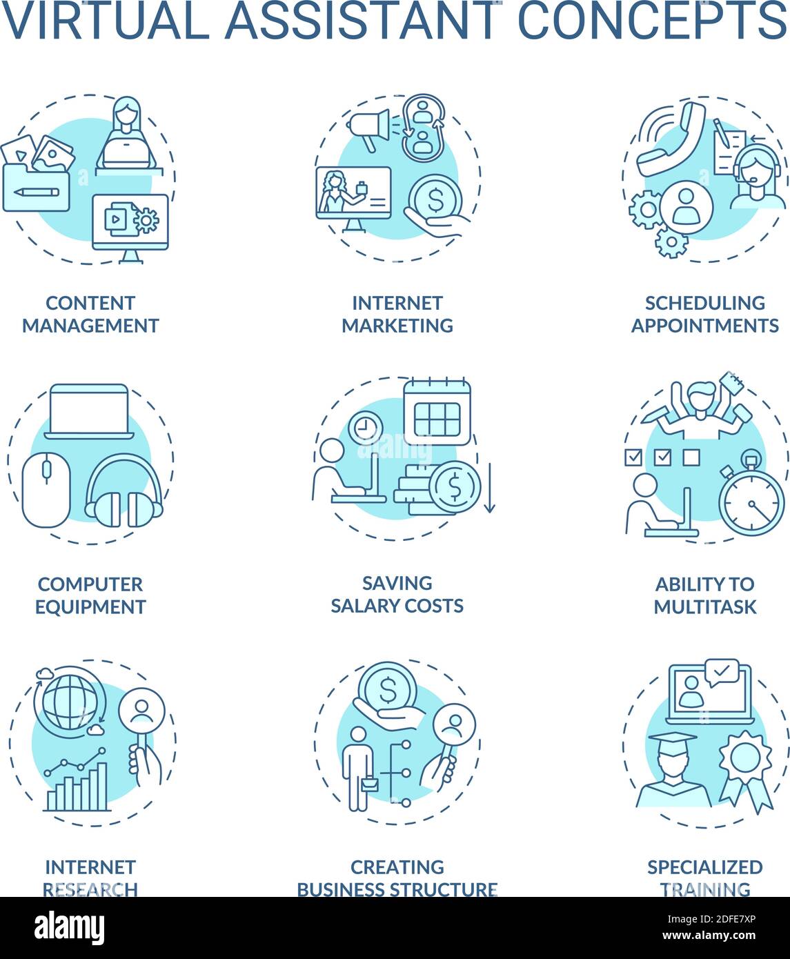 Home assistants Stock Vector Images - Alamy