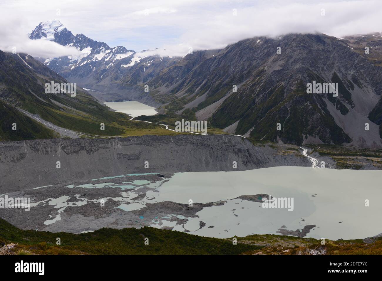 Sealy Trans Trail in Mt Cook National Park Stock Photo - Alamy