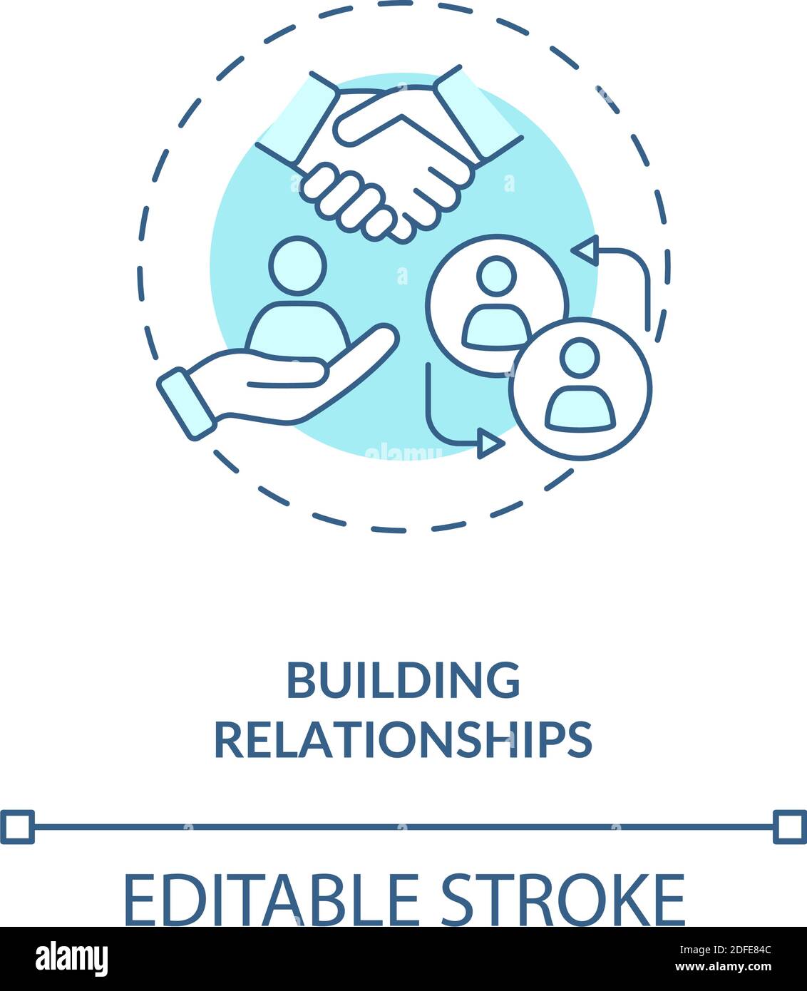 Building relationships Stock Vector Images - Alamy