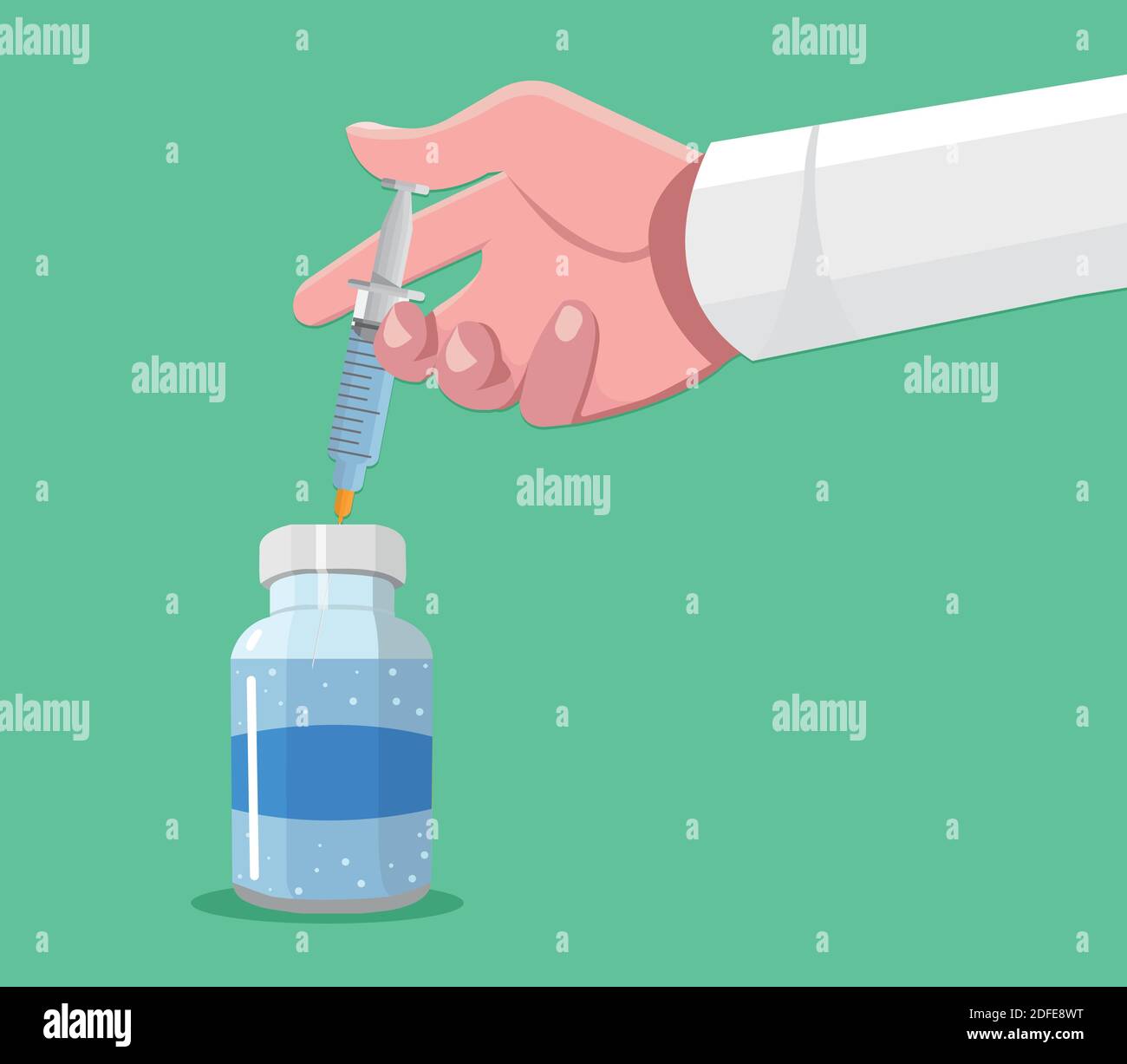 Injection and serum Stock Vector Images - Alamy