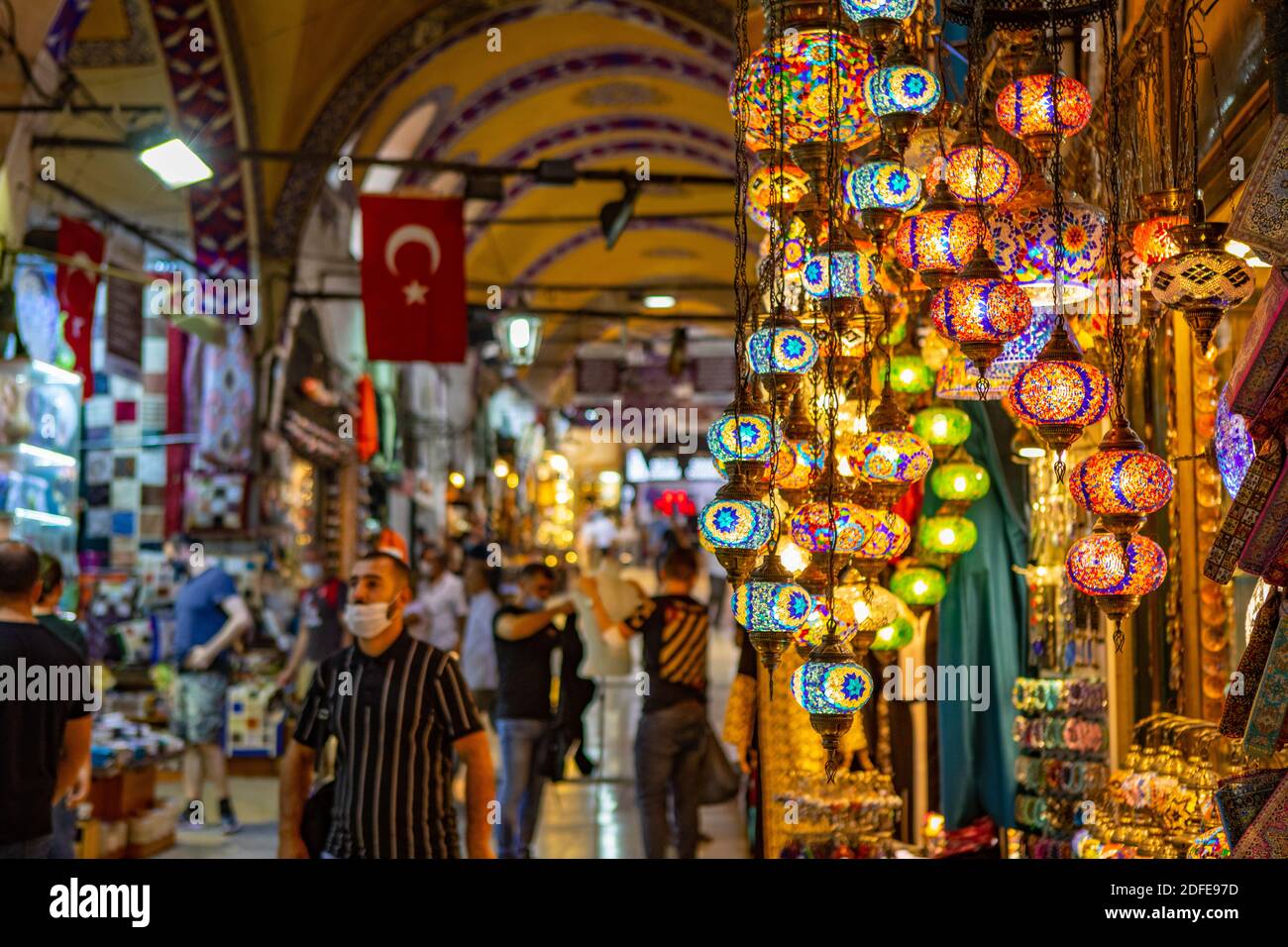 Grand Bazaar in Istanbul as one of the largest and oldest covered ...