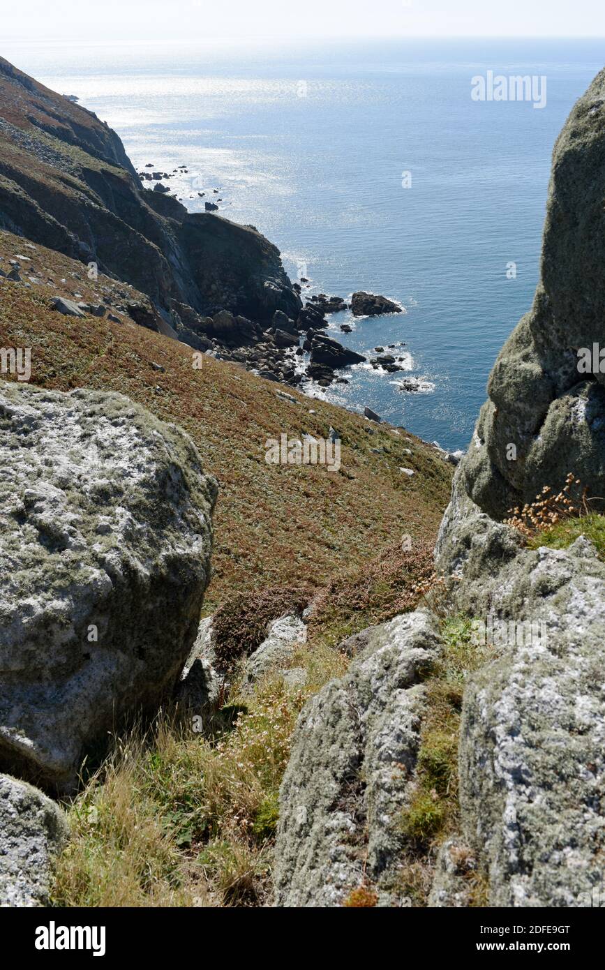 Lundy Island, North Devon, England Stock Photo - Alamy