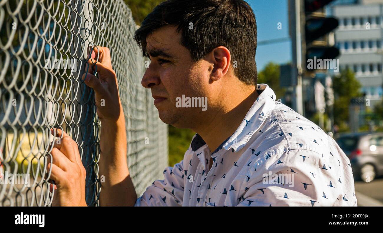 Sad person real life hi-res stock photography and images - Alamy