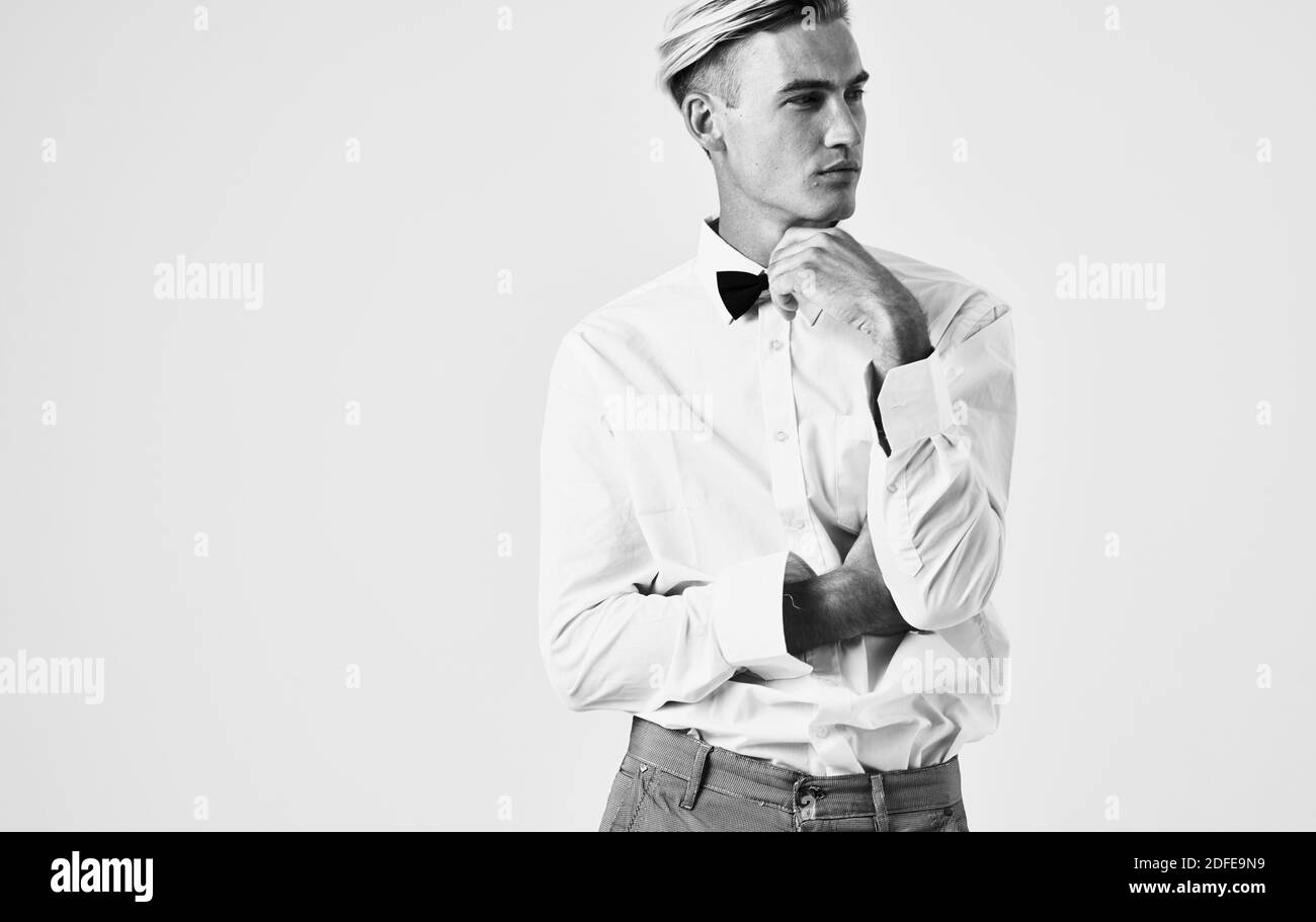 Positive gentleman Black and White Stock Photos & Images - Alamy