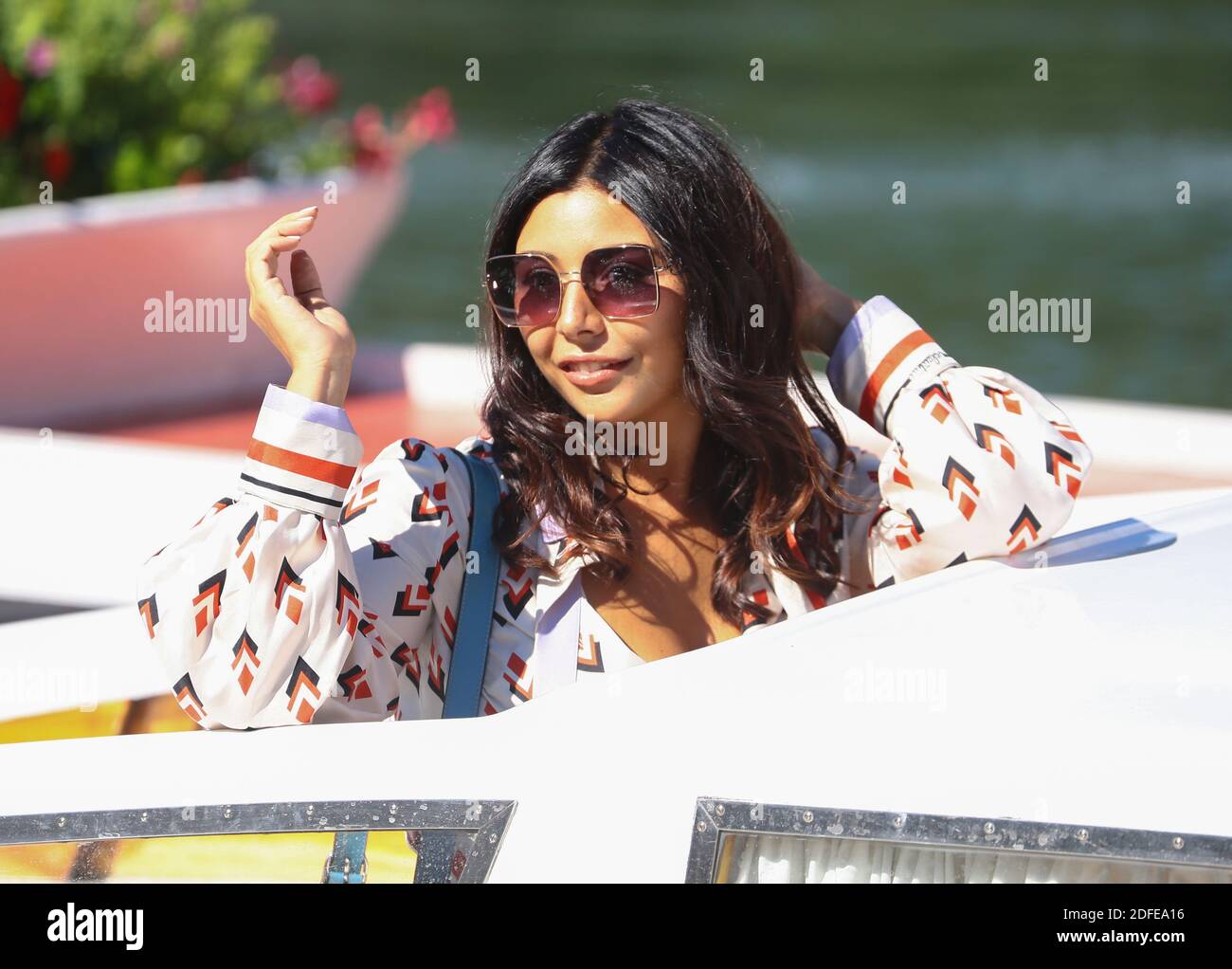 Lavinia Fuksas is seen arriving at the Excelsior during the 77th Venice ...