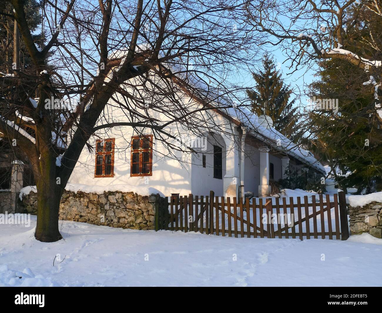 old houses, Vérteskozma, Fejér county, Hungary, Magyarország, Europe ...