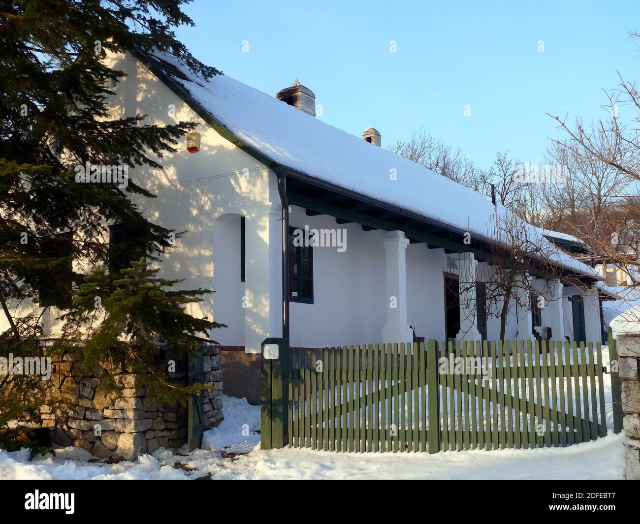 old houses, Vérteskozma, Fejér county, Hungary, Magyarország, Europe ...