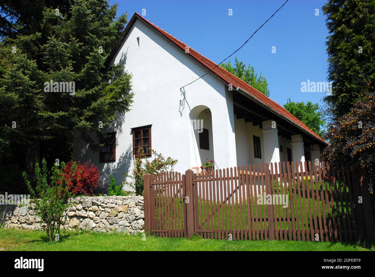 old houses, Vérteskozma, Fejér county, Hungary, Magyarország, Europe ...
