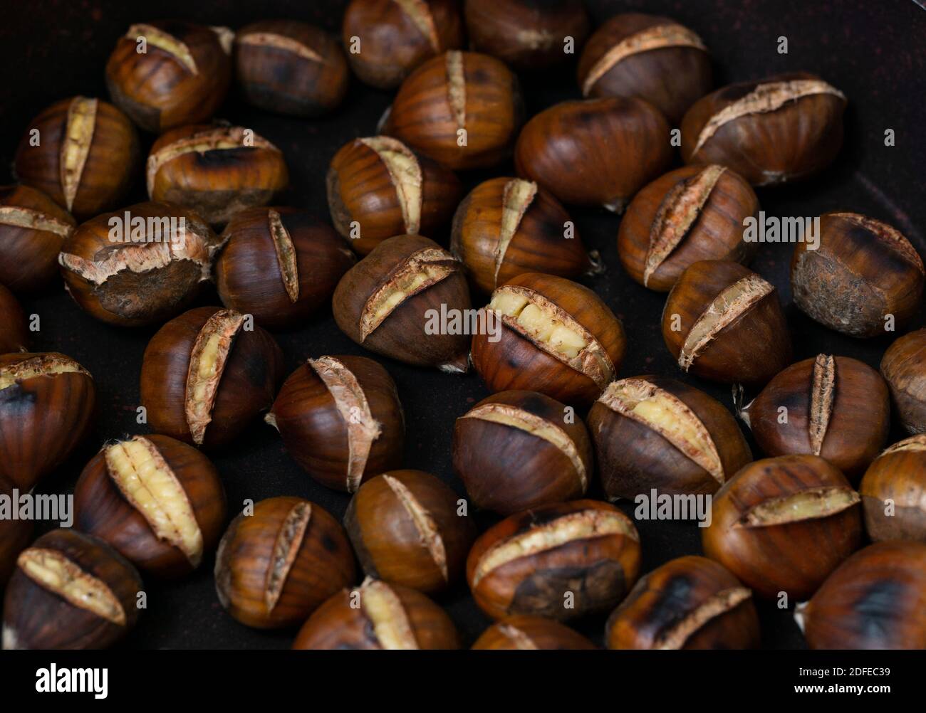 Fried chestnut hi-res stock photography and images - Alamy