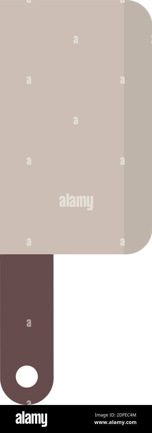 butcher knife on a white background Stock Vector Image & Art - Alamy