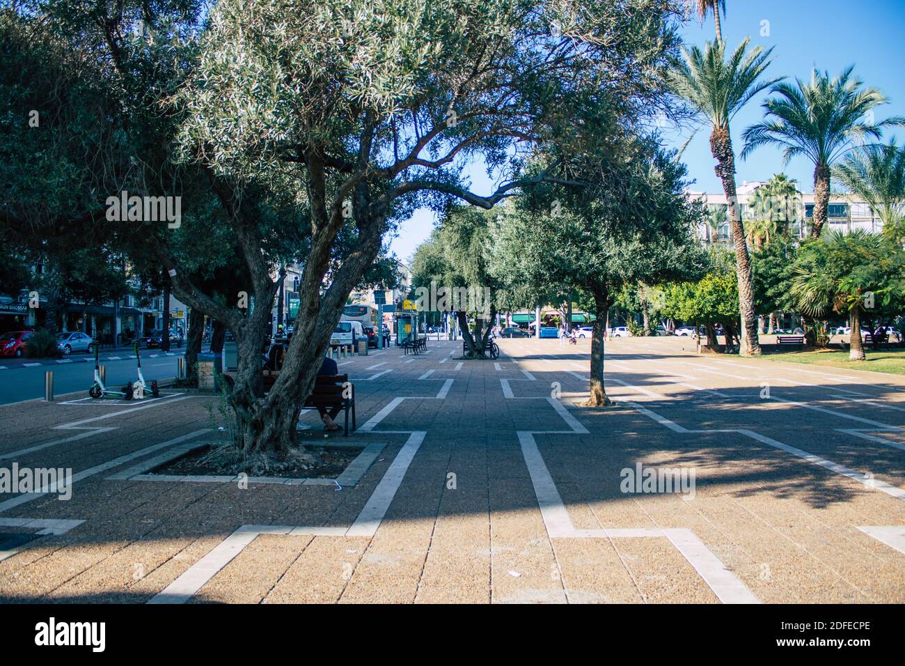 Tel Aviv Israel December 04, 2020 View of unidentified Israeli people ...