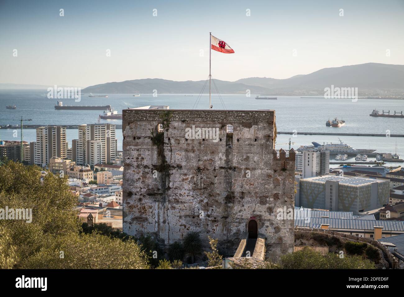 The Moorish Castle, Gibraltar, Europe Stock Photo - Alamy