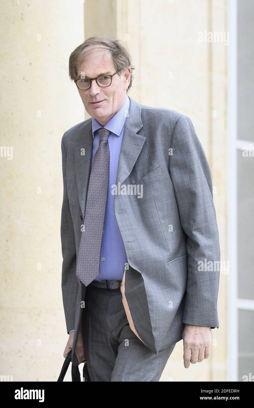 Philippe GRANGEON at Elysee Palace for meeting with French President ...