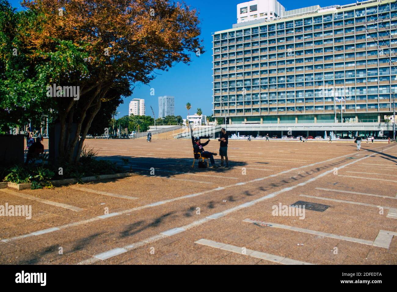 Tel Aviv Israel December 04, 2020 View of unidentified Israeli people ...