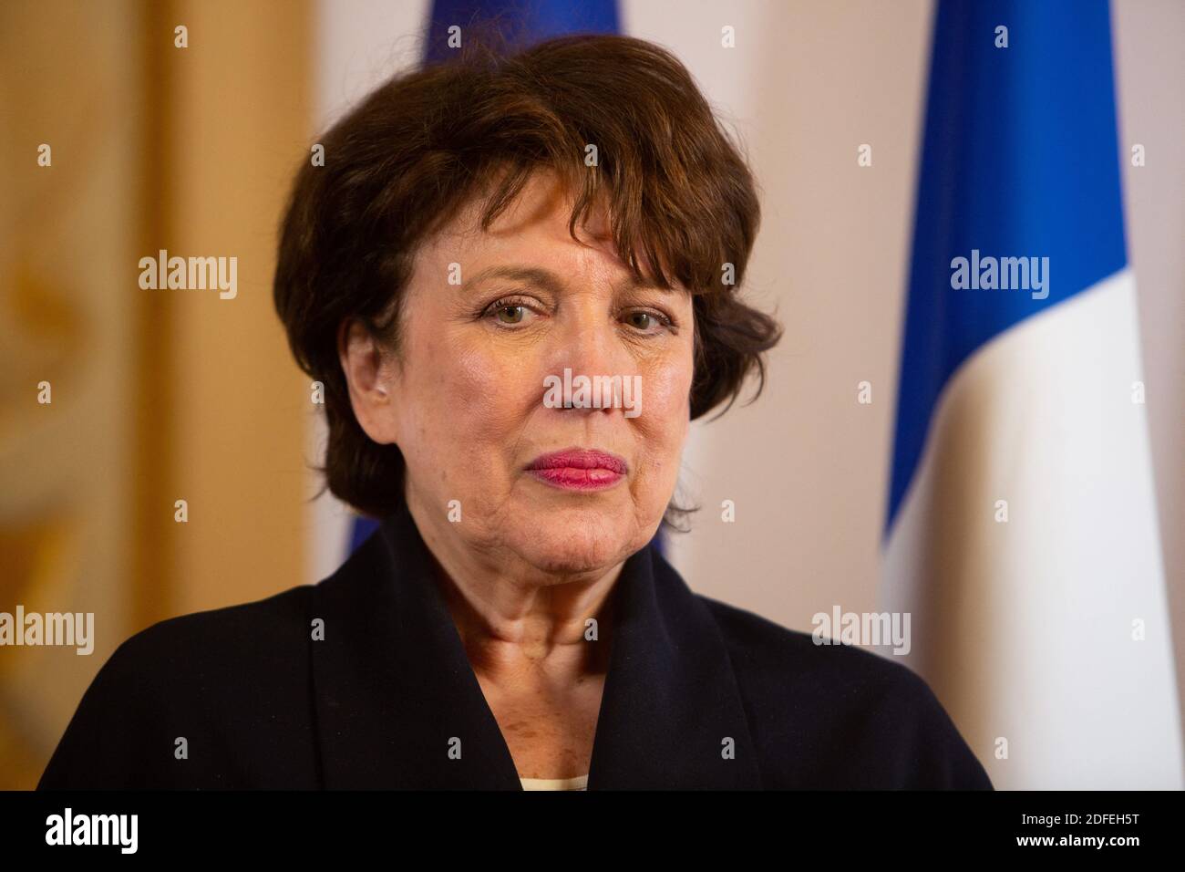 New French Culture Minister Roselyne Bachelot during the handover ...