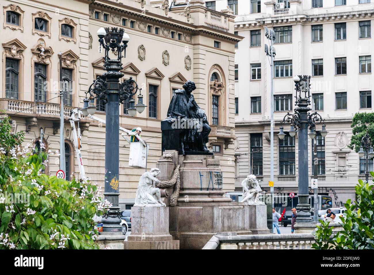 Monument to Antonio Carlos Gomes, Brazilian musician and composer - by ...