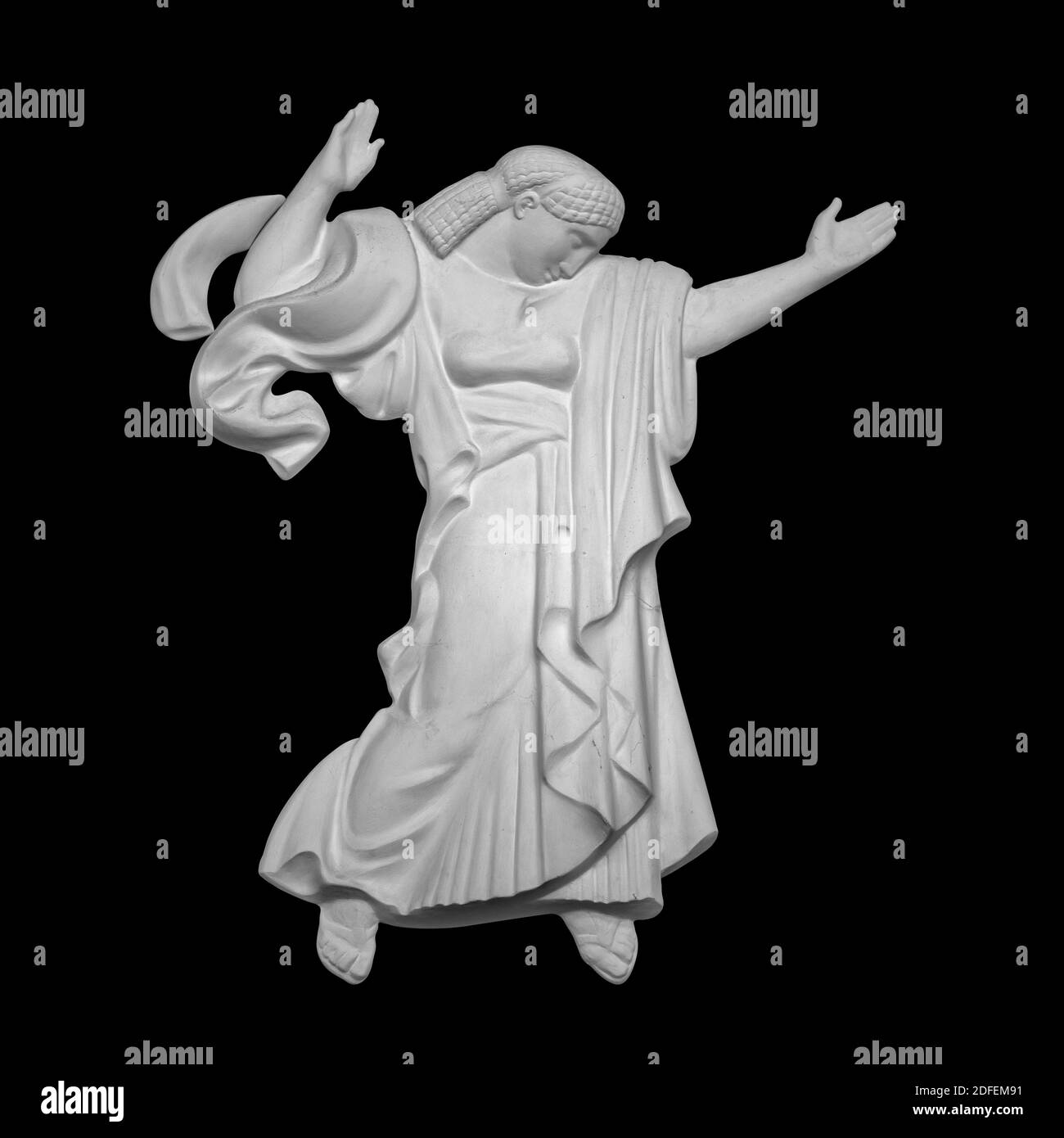 Gypsum statue bust head on a white background Stock Photo - Alamy