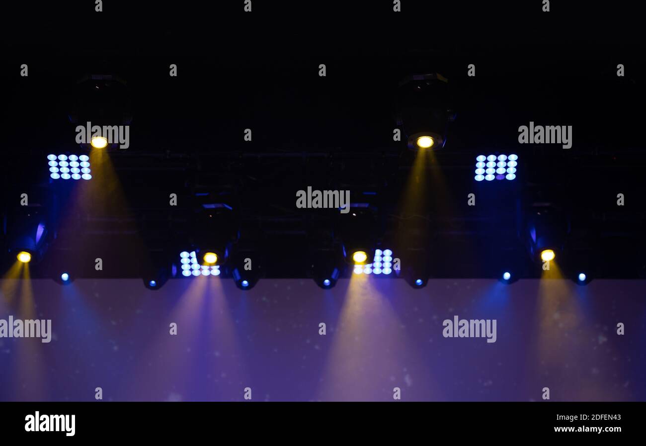 Abstract texture background for design. Stage light and smoke on stage ...