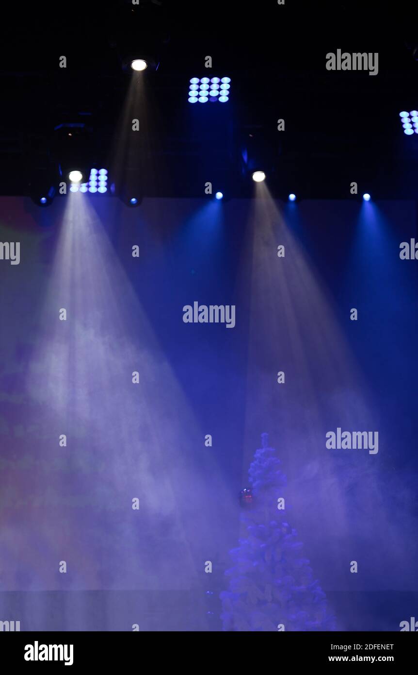 Abstract texture background for design. Stage light and smoke on stage ...