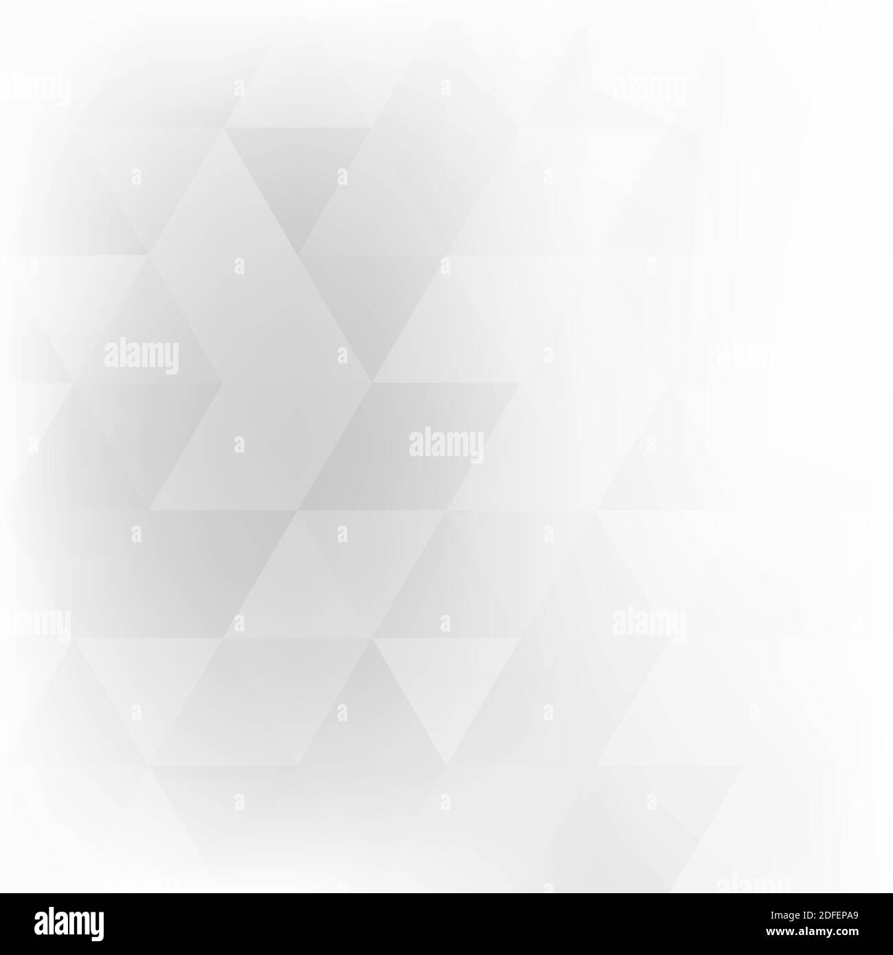 Abstract white background with transparent triangles. Subtle black-and ...